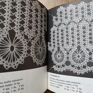 BOOK Lace Crochet and Bobbin, Pitseja Virkaten Ja Nyplaten, Eeva Liisa ...