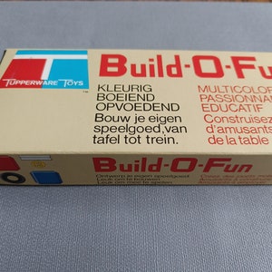 Vintage Build-o-fun Block Set in Original Box - Set Nr 101 - Made in ...