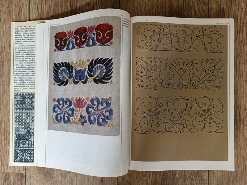 Slovak Folk Embroidery - History Patterns Design - Regional Folk ...