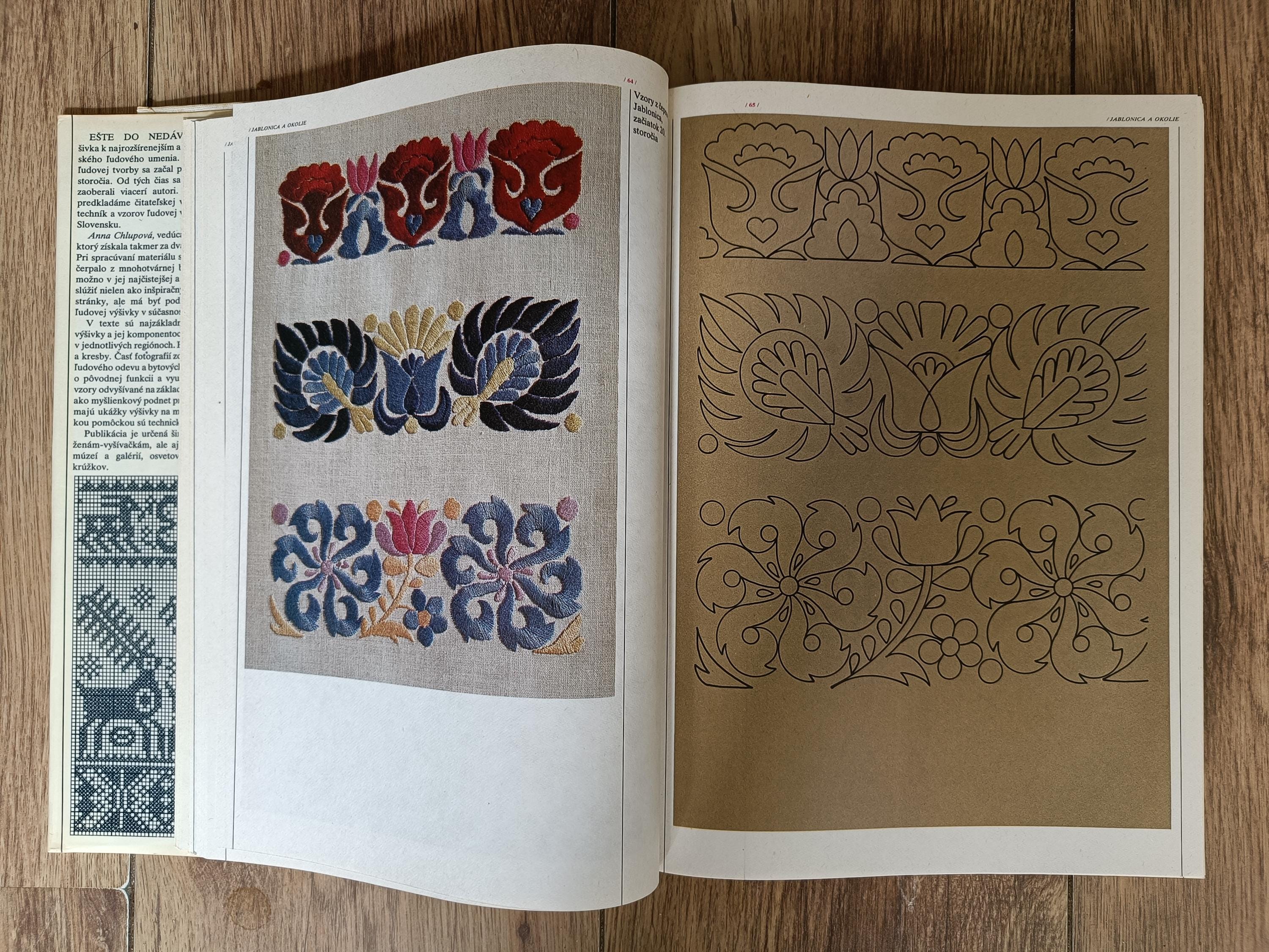 Slovak Folk Embroidery - History Patterns Design - Regional Folk ...