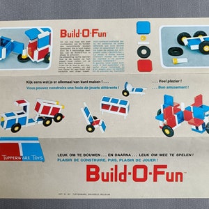 Vintage Build-o-fun Block Set in Original Box - Set Nr 101 - Made in ...