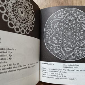 BOOK Lace Crochet and Bobbin, Pitseja Virkaten Ja Nyplaten, Eeva Liisa ...