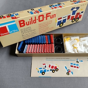 Vintage Build-o-fun Block Set in Original Box - Set Nr 101 - Made in ...