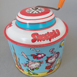 Snorky Wind up Drum / Wind up Toy Snorks / 1985 Sepp ...