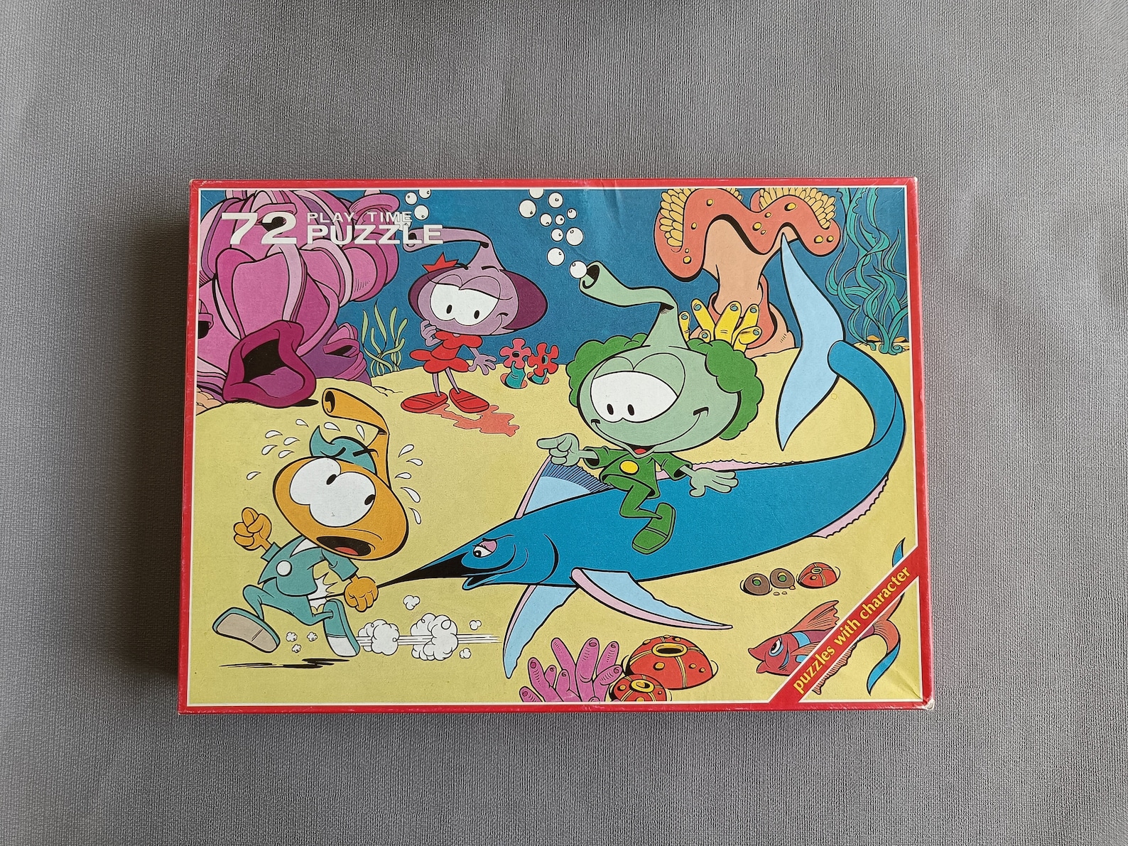 Retro Vintage Snorky Puzzle THE SNORKS Vintage 80s Collectible Toy ...