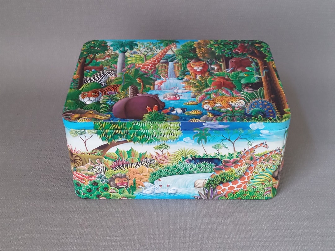 Churchill's Nature Friends Embossed Metal Tin Kitchen - Etsy