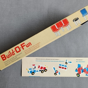 Vintage Build-o-fun Block Set in Original Box - Set Nr 101 - Made in ...