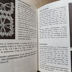 BOOK Lace Crochet and Bobbin, Pitseja Virkaten Ja Nyplaten, Eeva Liisa ...