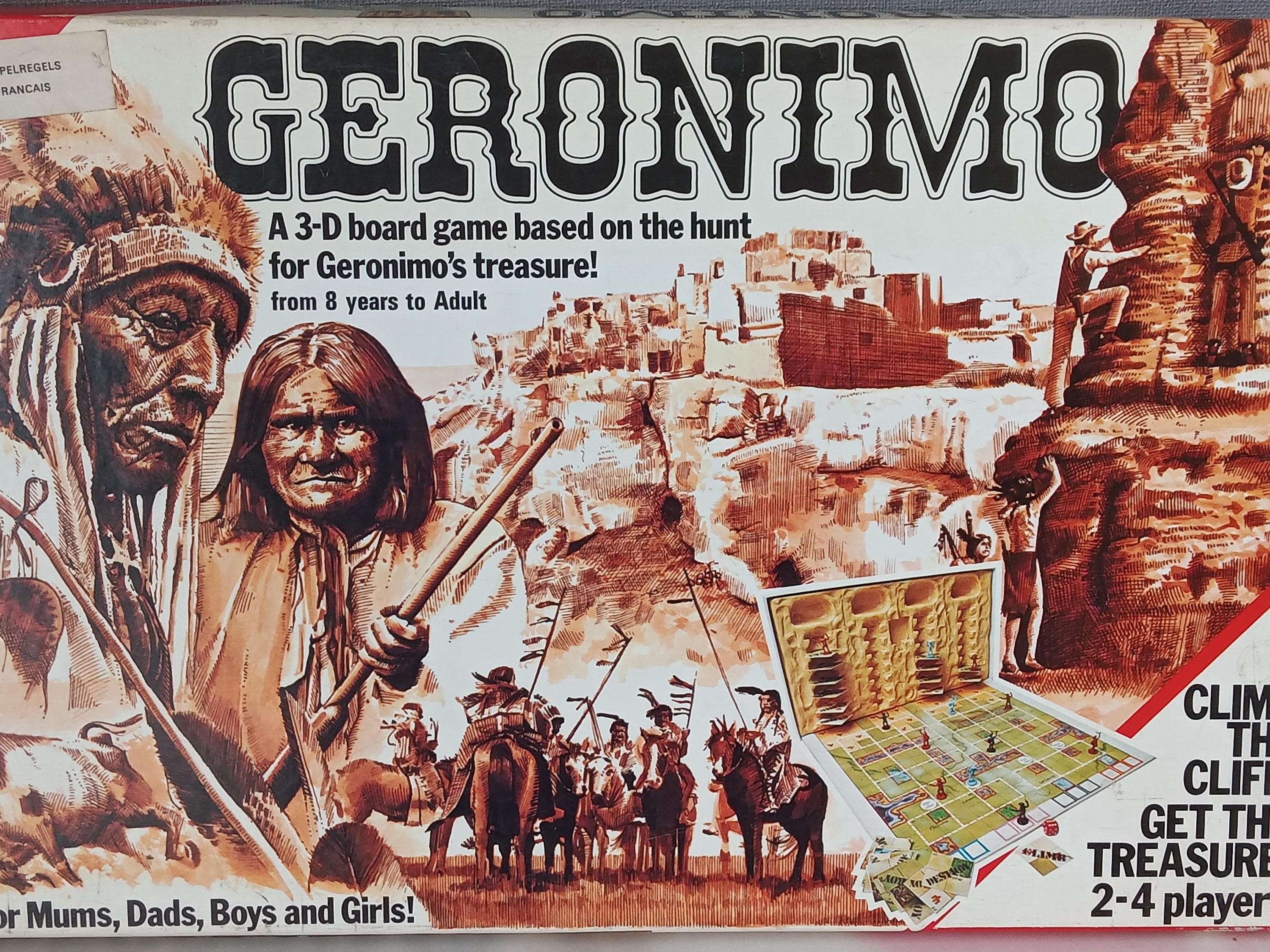 Geronimo Boardgame Complete Game Vintage Complete Rare - Etsy