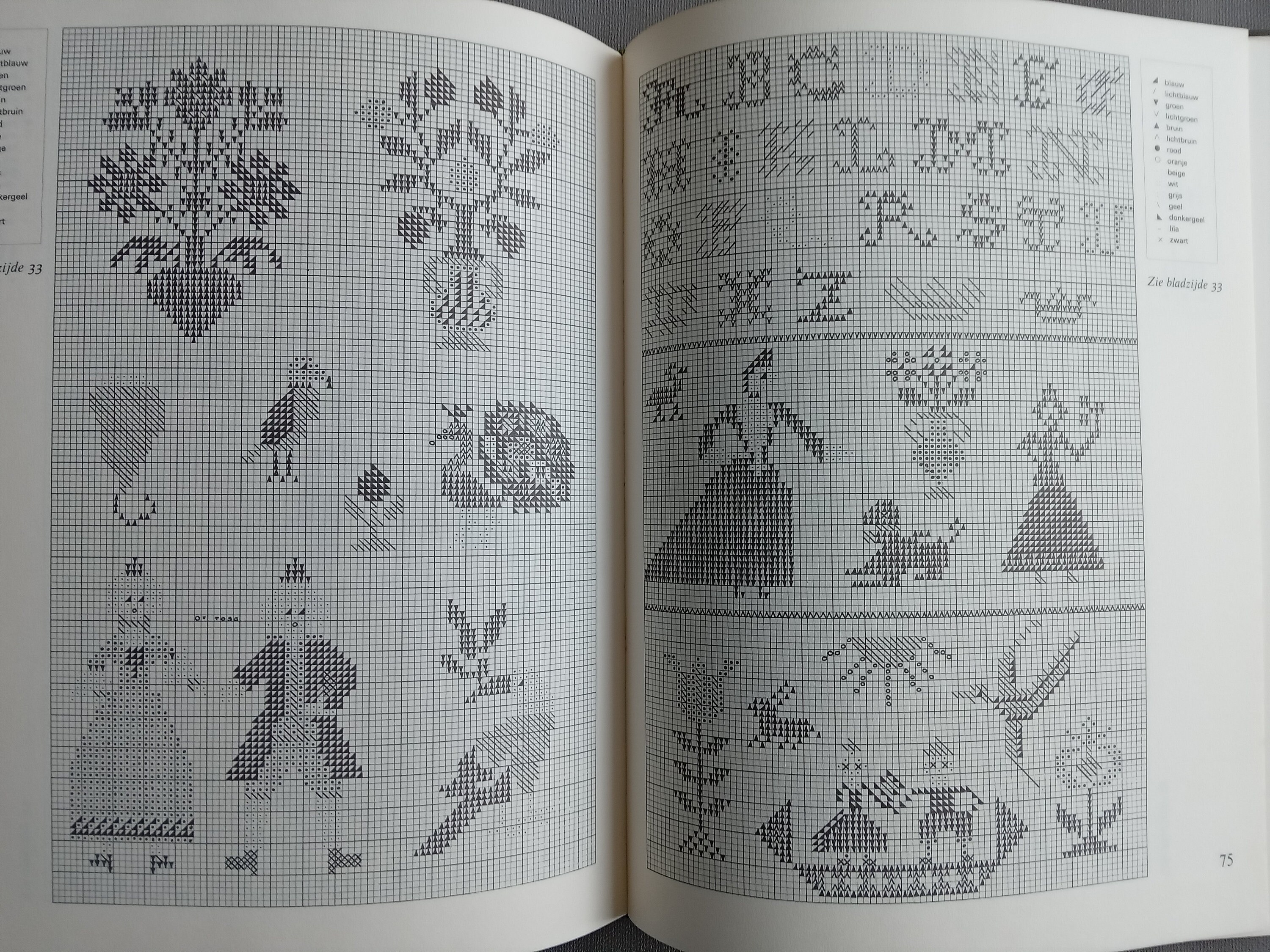 BOOK Embroidered Samplers of Different Countries - German Dutch ...