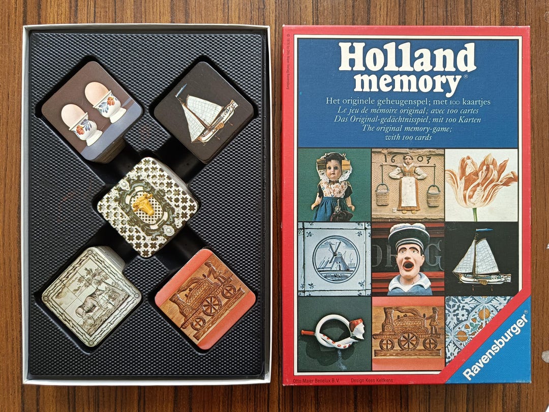 Retro Holland Memory Game, Complete Ravensburger Memory Game From 1976 ...
