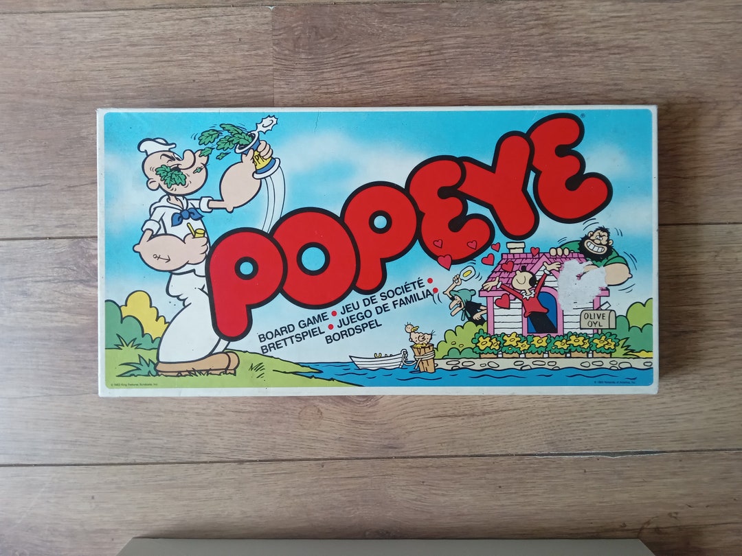 Popey Boardgame / 80s Boardgames / Complete Game Popey / Game for ...