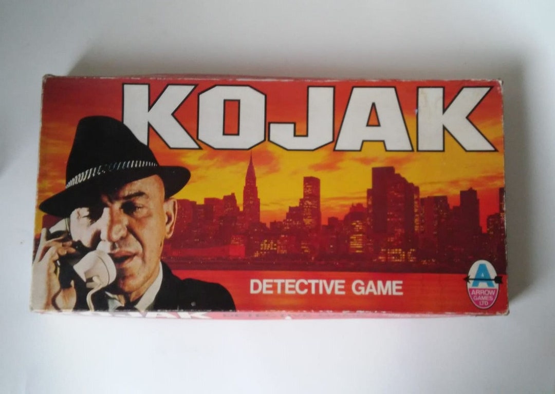 Kojak Boardgame - Detective Boardgame - Tv Boardgame - Boardgames ...