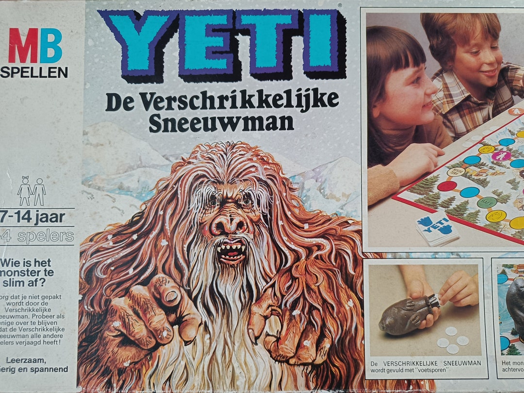 Yeti the Abominable Snowman Boardgame, Collectible 70s Boardgame, Yeti ...