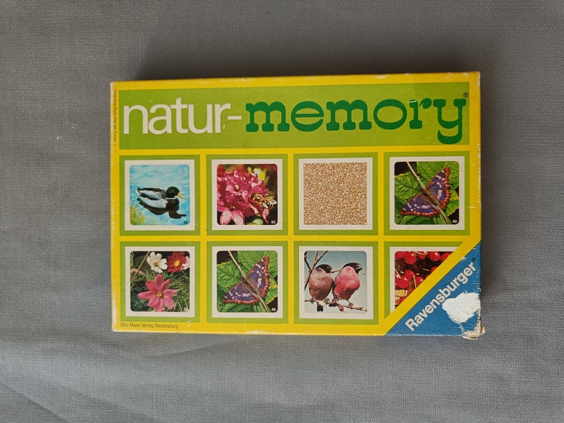 Retro Nature Memory Game Complete Ravensburger Nature Memory Game Cards ...