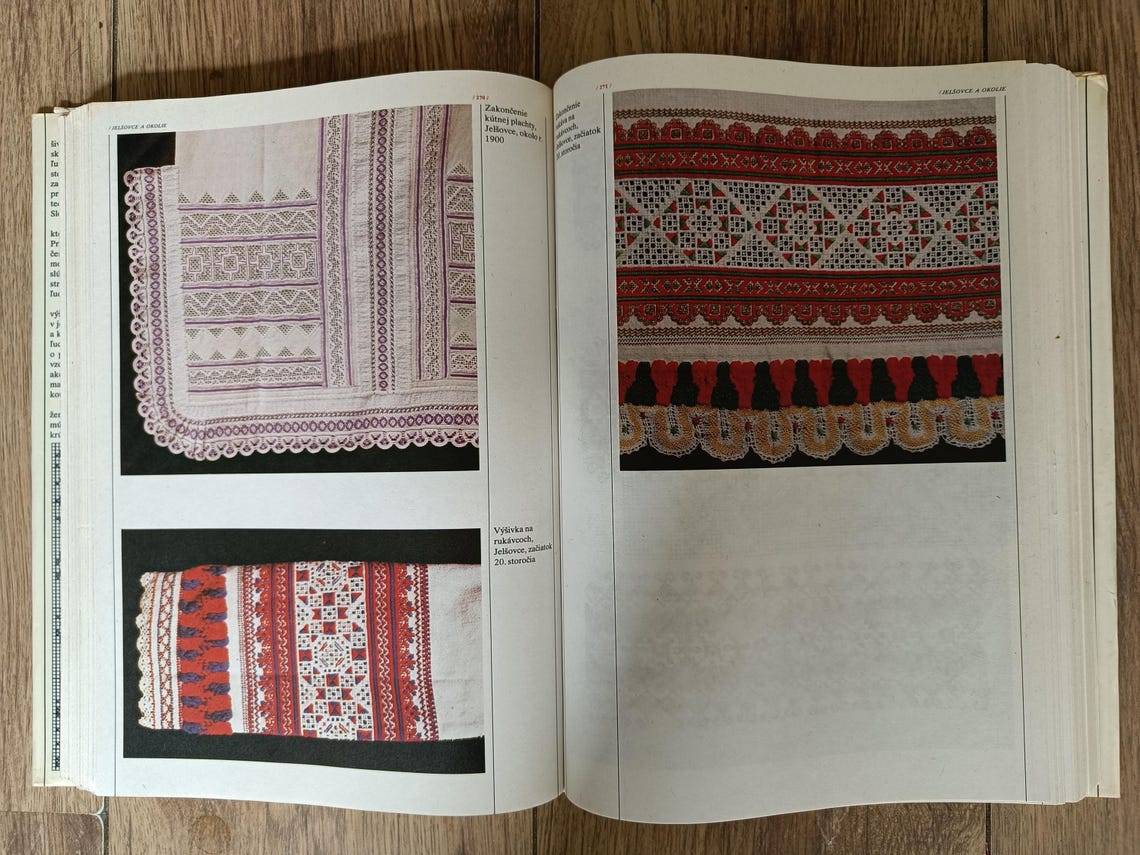 Slovak Folk Embroidery - History Patterns Design - Regional Folk ...