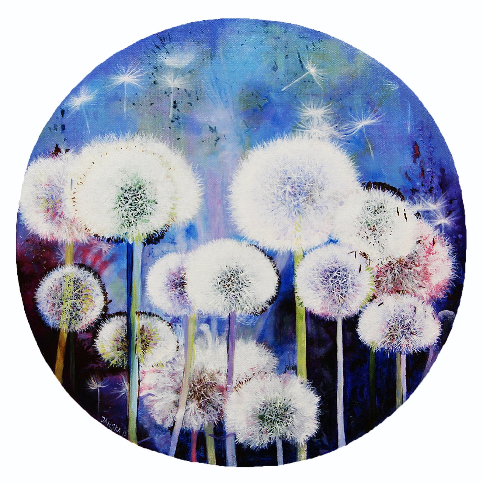 Original Dandelions Painting Dandelions Art Original Oil - Etsy