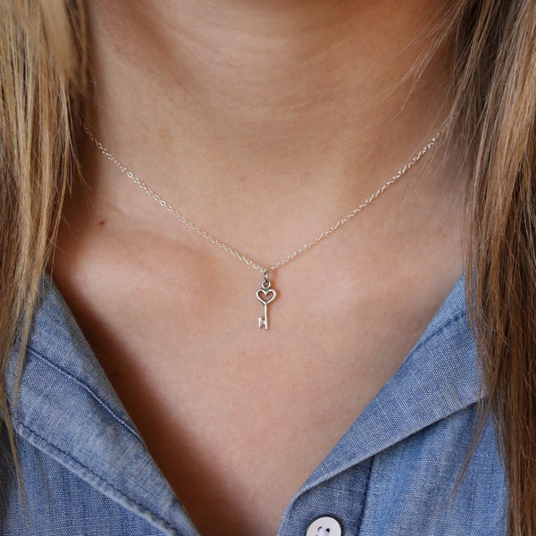 Key Necklace - Etsy