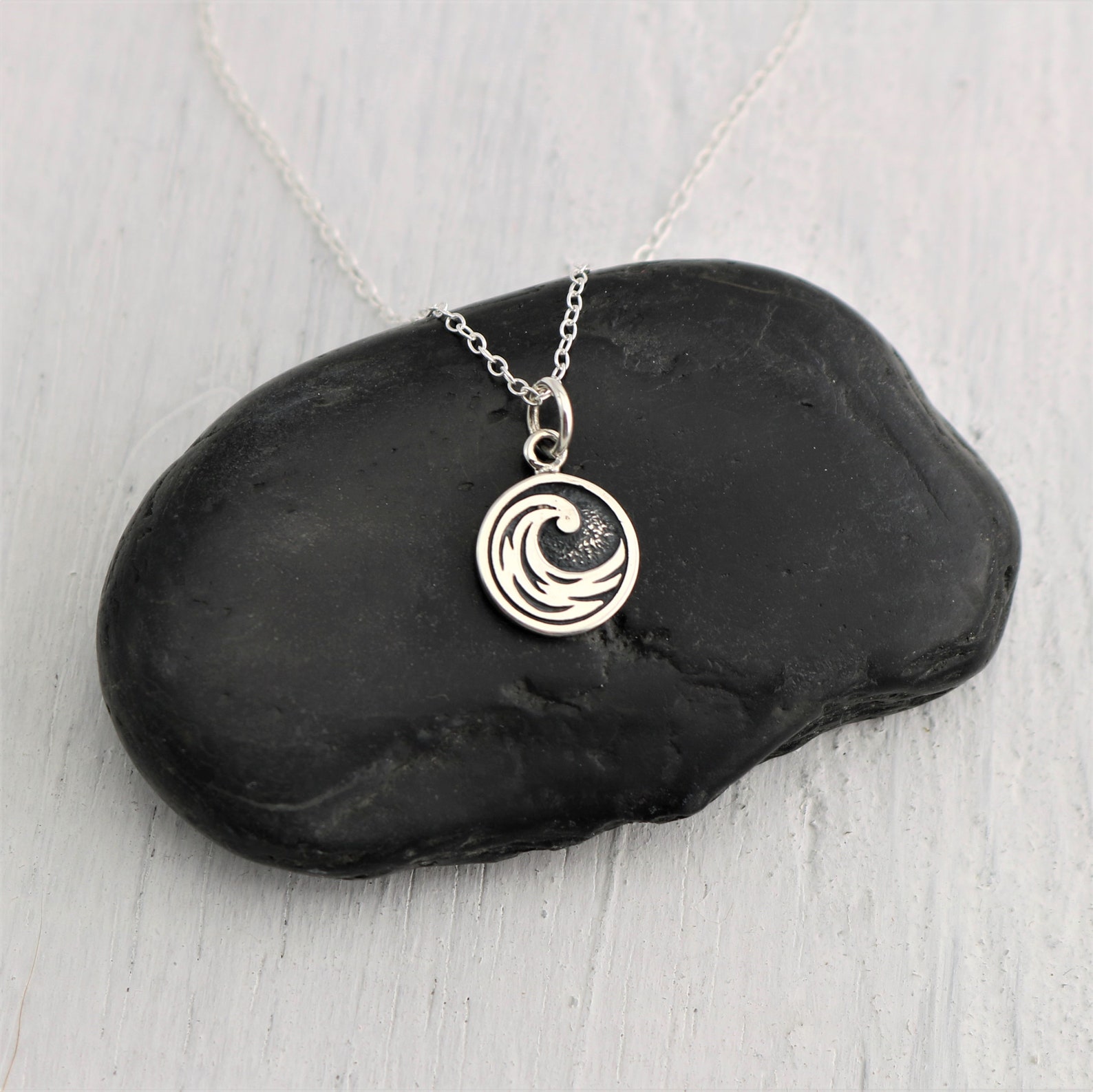 Water Element Necklace Four Elements Water Symbol Wave - Etsy New Zealand