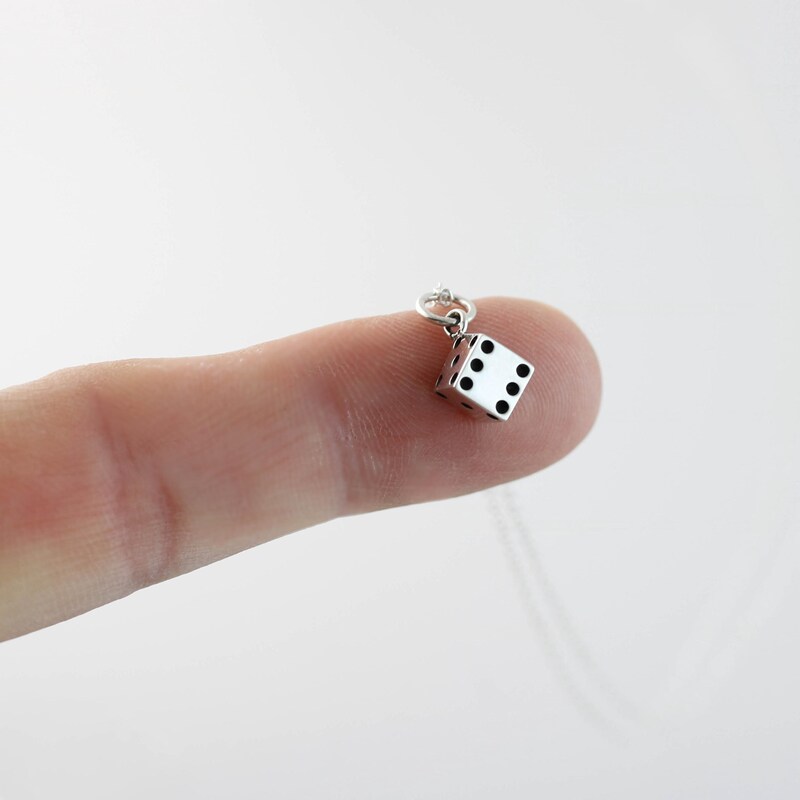 Dice Necklace - Etsy