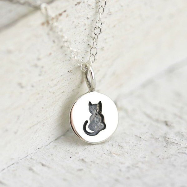 Cat Necklace - Etsy