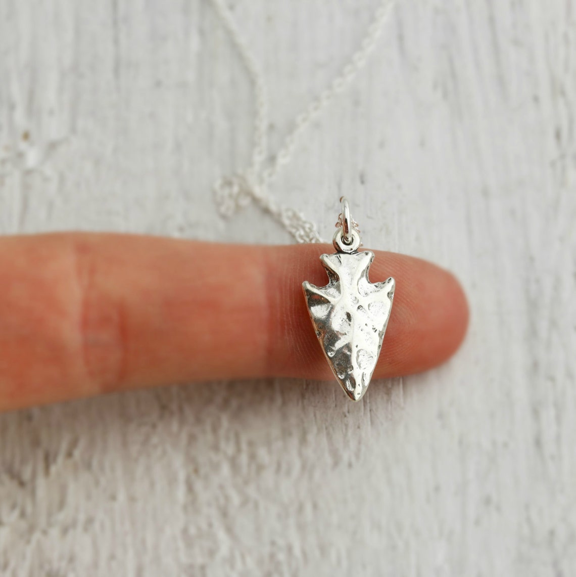 Arrowhead Necklace Arrow Necklace Sterling Silver | Etsy