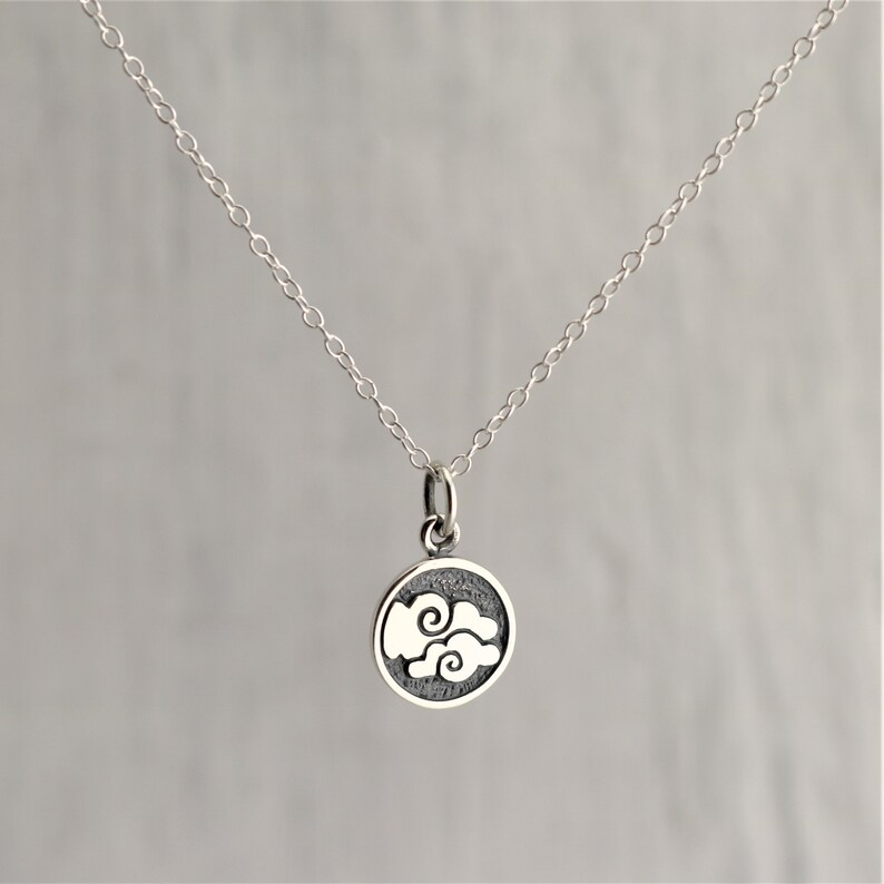 Air Element Necklace 4 Elements Symbol for Air Symbol - Etsy