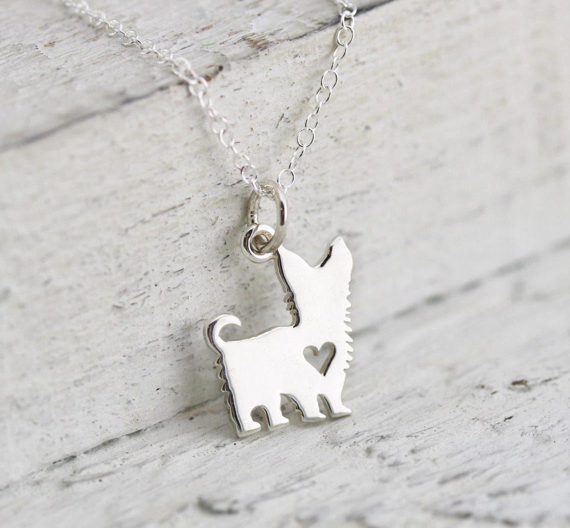 Small Dog Necklace - Yorkshire Terrier Necklace -yorkie Lover Gift ...