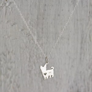 Small Dog Necklace Yorkshire Terrier Necklace yorkie Lover Gift yorkie ...