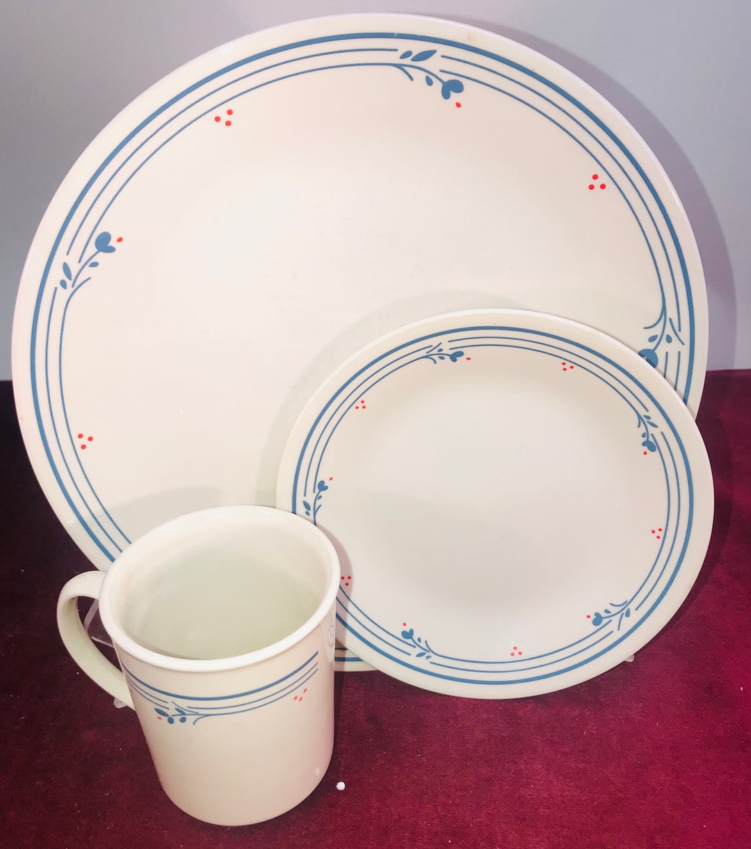 Corelle Country Violets Dinnerware - Etsy