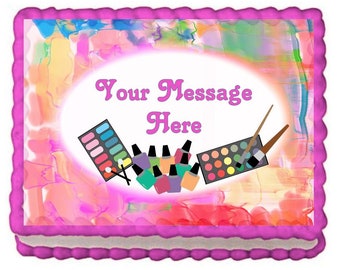 Makeup Cake Topper | Etsy