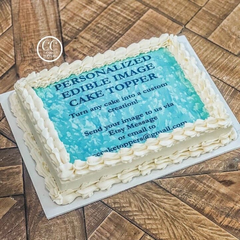 Custom Edible Cake Stickers - Etsy