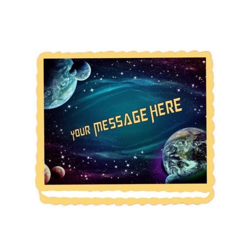 Edible Cake Images of Space - Etsy