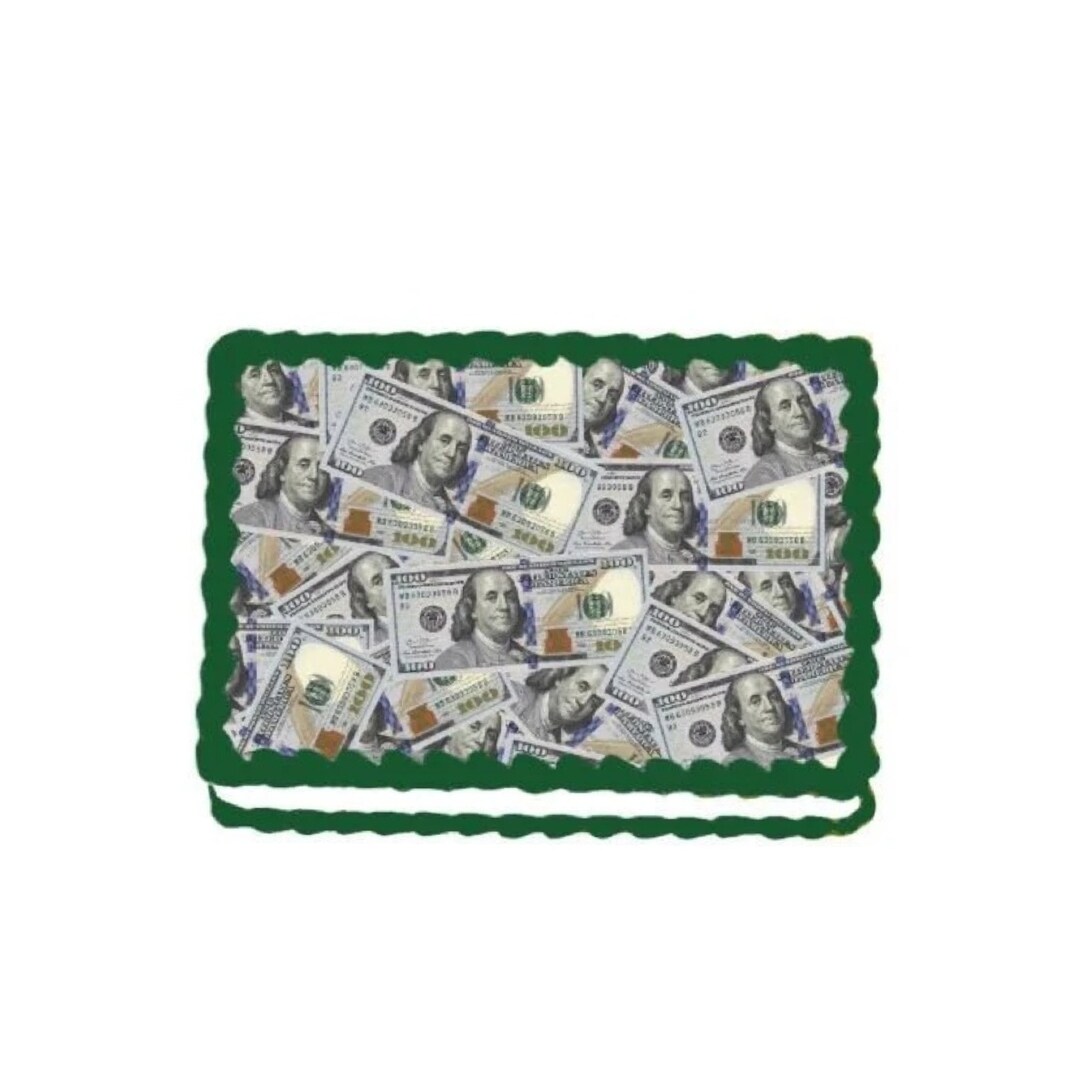 Show Me the Money Edible Image Cake Toppers - Etsy