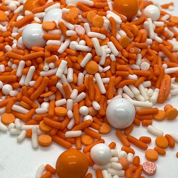 Orange Sprinkles - Etsy