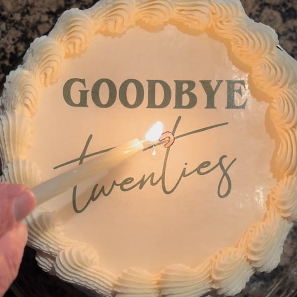 Birthday Burn Away Cake - Etsy