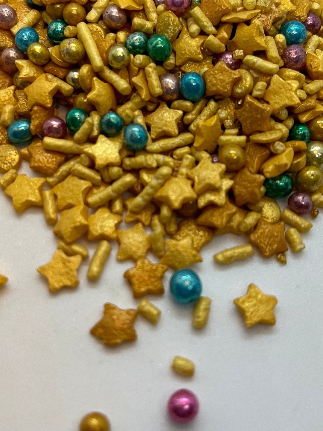 Gold Star Sprinkle Mix - Etsy