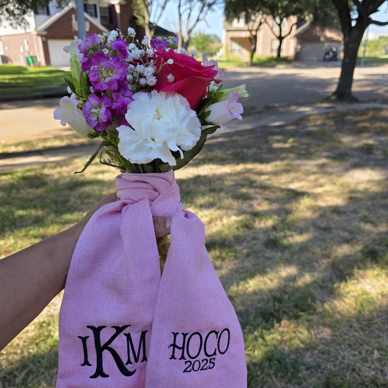Prom Flowers Sash - Etsy