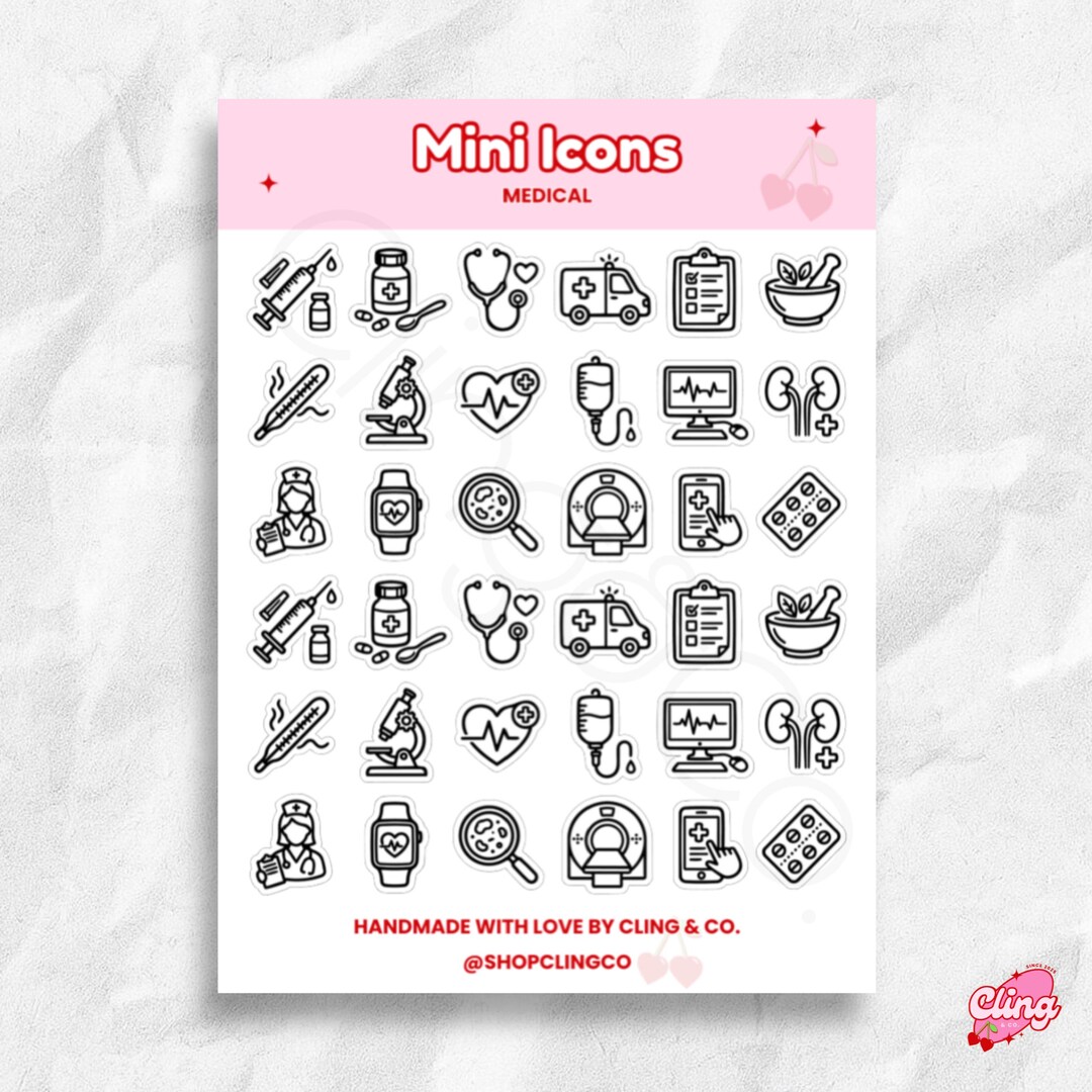 Mini Icons – Medical | Health, Appointments & Medication Planner ...