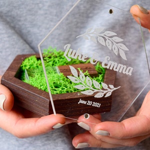 USB Box & Custom Box With Crystal USB Case With Flash Drive | Etsy