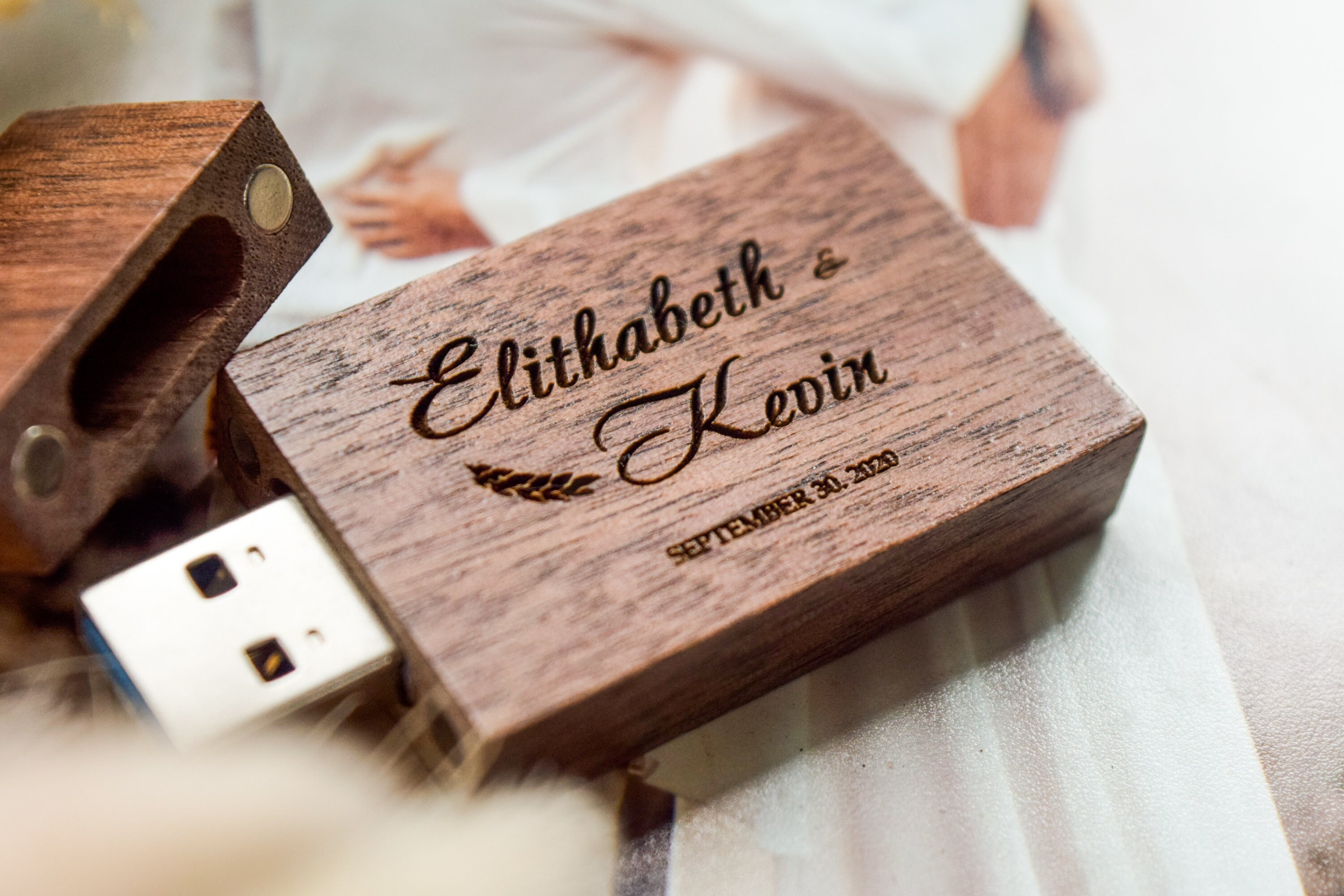 Wooden USB Flash Drive Wooden Flash Drive Usb Stick Custom | Etsy