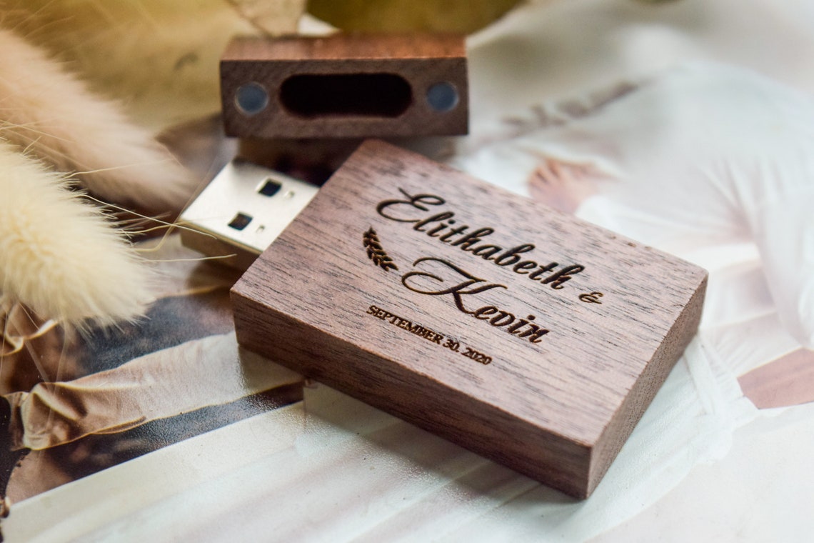 Wooden USB Flash Drive Wooden Flash Drive Usb Stick Custom - Etsy