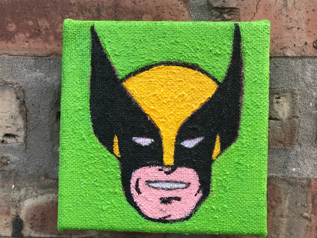 Wolverine Face Painting; Xmen Comic Book - Etsy
