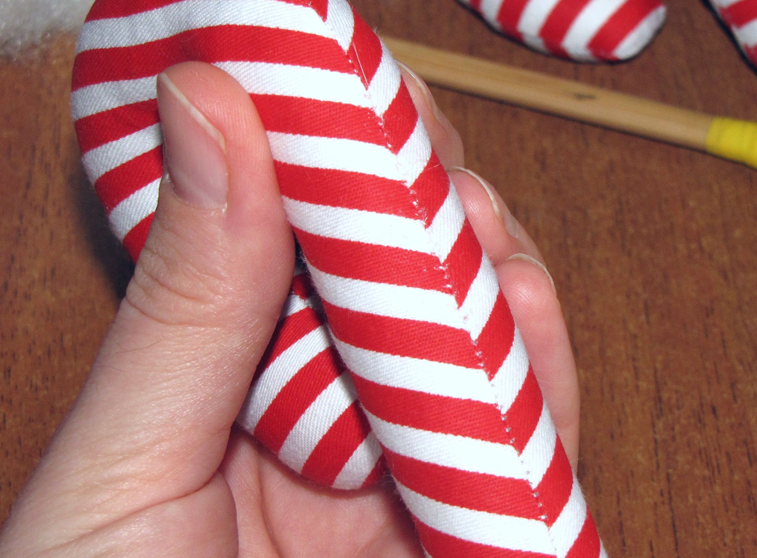PDF Sewing Pattern, Christmas Candy Cane Pattern, Stuffed Ornaments ...