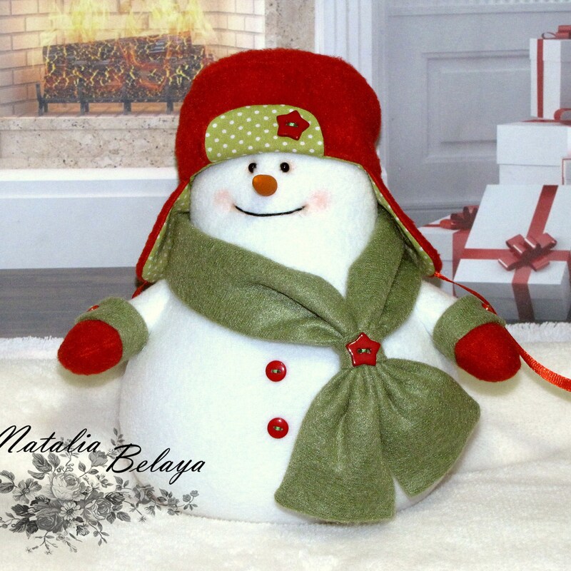 Stuffed Snowman - Etsy