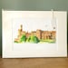 Inverness Castle Print in Mount, Inverness Painting, Scotland Art, - Etsy