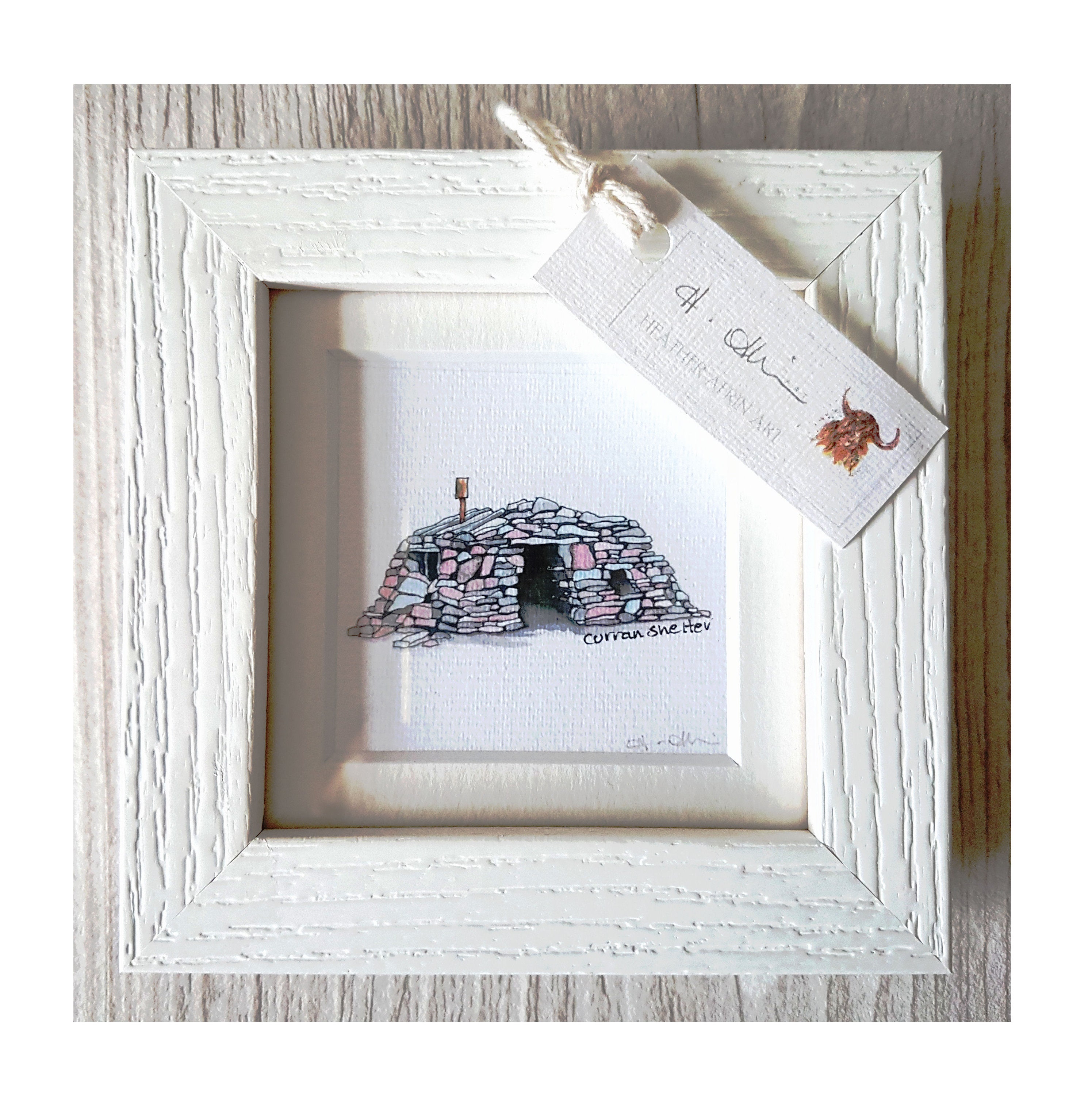 Curran Shelter Framed Bothy Print Scottish Bothies Framed - Etsy UK