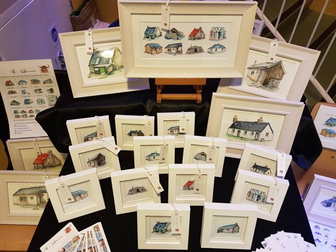 Scottish Mountain Bothies A4 poster | Etsy