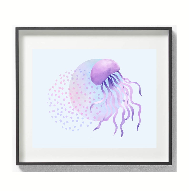 Printable Nursery Wall Art Set of 3 Watercolor Under the Sea Print ...