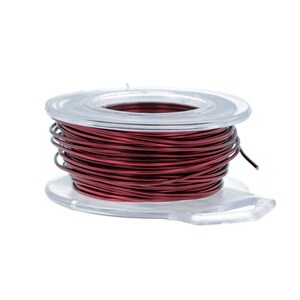 Burgundy, Enameled Copper Craft Wire, Round, Various Gauges and Lengths ...